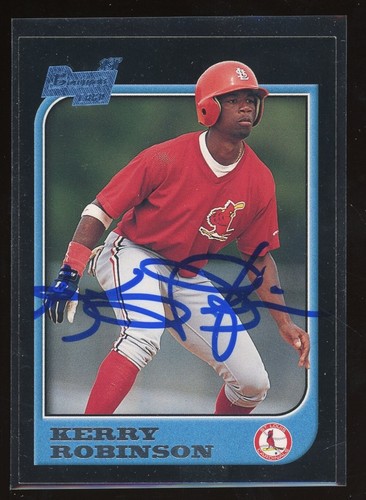 1997 Bowman KERRY ROBINSON Signed Card autograph auto CARDINALS | eBay