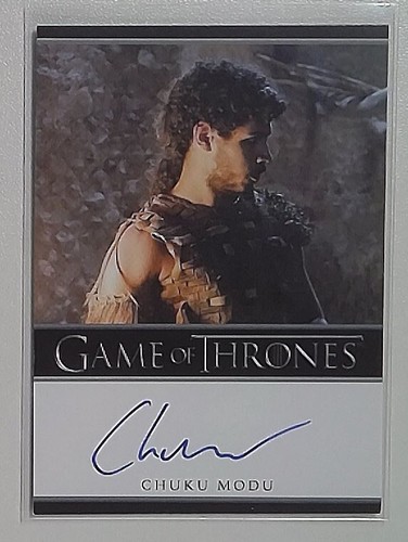 2024 Chuku Modu as Aggo: Game of Thrones: Bordered Auto | eBay