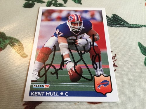 1992 Fleer Kent Hull Autographed Card Buffalo Bills (d.2011). #22 | eBay