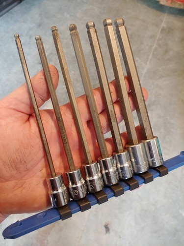 Matco Tools 3/8 7pc Long Ball Hex Socket Set - USA MADE | eBay