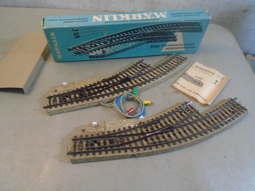 marklin ho scale 2, 5140 curve switches ho scale like n in box | eBay