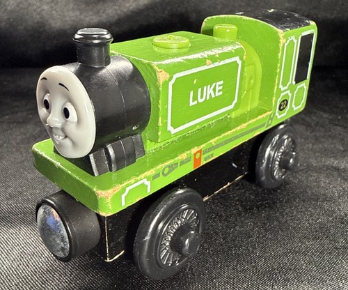 Thomas & Friends Wooden Railway Luke Y4087 Train Tank Engine Green 2012 ...