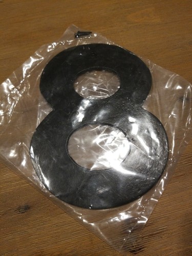 NEW Montague Metal Products Helvetica Font Individual House Number, 8 ...