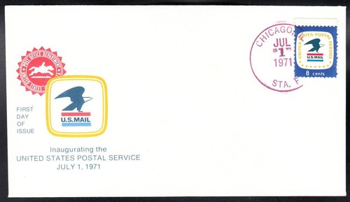 7-1-71 USPS FDC CHICAGO IL STA F 1396 FDC First Day Cover C1612 | eBay
