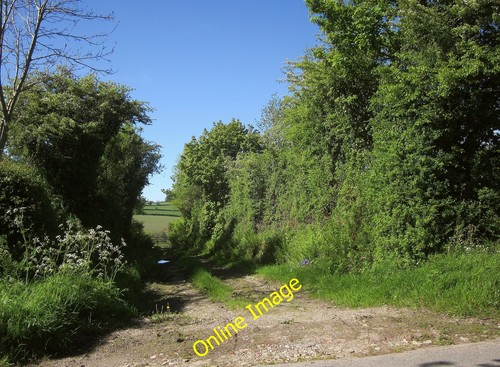Photo 6x4 Footpath to Higher Ford Golberdon The Cornish rights of way ...