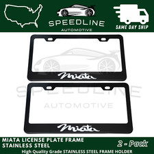 Mazda Miata License Plate Frames at Andy's Auto Sport