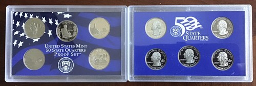 2003 S US Mint 50 State Quarter 5 Coin Proof Set No Box Or COA | eBay