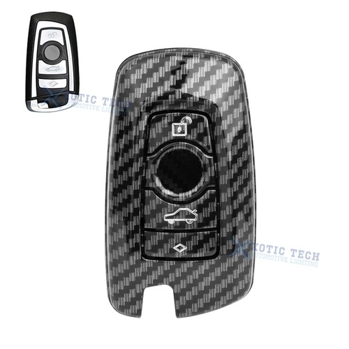 Carbon Fiber ABS Keyless Key Fob Shell Case For BMW 3 5 Series F30 F31 ...