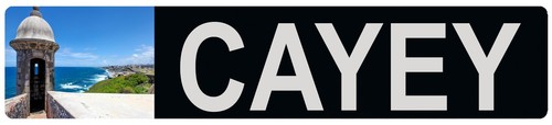 Puerto Rico El Morro Aluminum Europe Style Car Euro License Plate Cayey ...