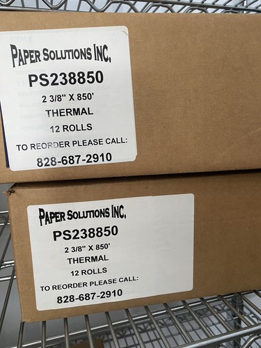 2 3/8” x 850’ thermal paper rolls | eBay