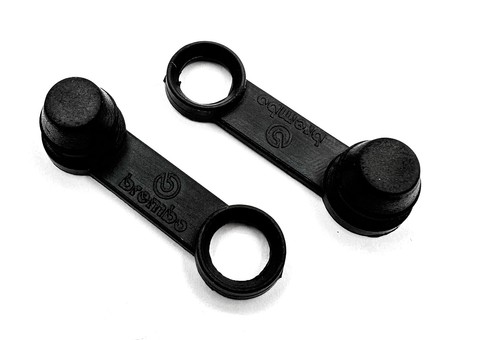 2 Pcs Rubber Bleed Bleeder Screw Dust Cap Covers For Brembo Brake ...