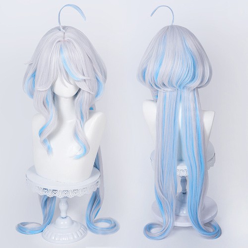 Genshin Impact Focalors Cosplay Wig Carlos Fontaine Human Scalp Cosplay ...
