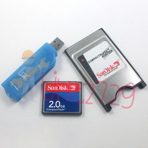 Reader FANUC 2G CF Compact Flash Card+CF-PCMCIA Adapter+SSK - | eBay