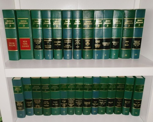 American Jurisprudence 2d State and Federal law books Choose your ...