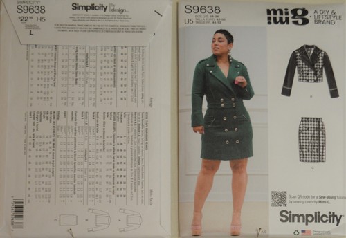 Simplicity - 9638 - Mimi G - Misses Jackets & Skirt | eBay