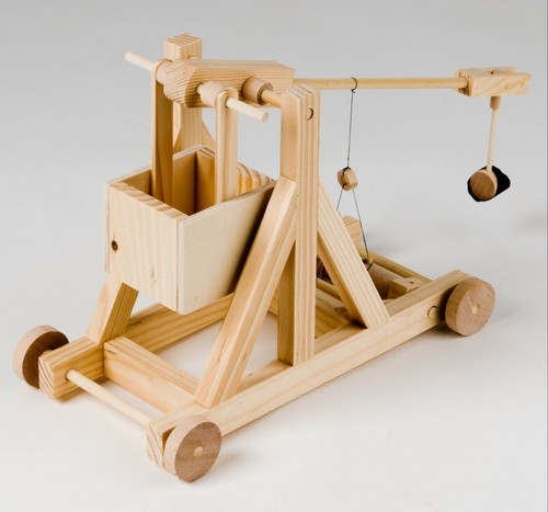 Timberkits Trebuchet Wooden Self Assembly Automaton Kit | eBay