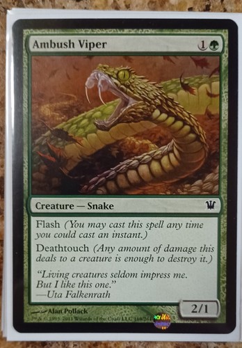 Magic The Gathering INNISTRAD AMBUSH VIPER SLEEVED | eBay