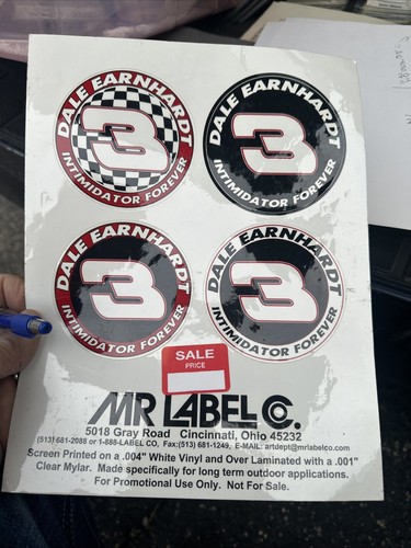 NASCAR/Dale Earnhardt Sr./Stickers | eBay