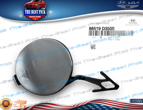 ⭐GENUINE⭐ Front Bumper Tow Eye Hook Cap Cover 19-21 Hyundai Tucson ...