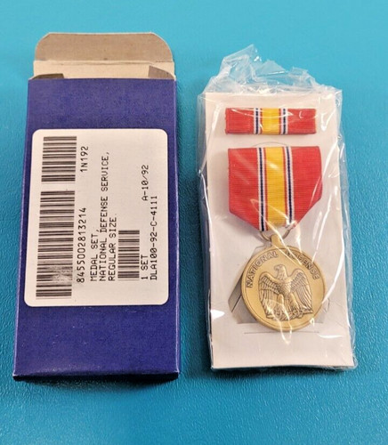 MINT U.S. Military National Defense Service Ribbon Medal & Bar Slide ...