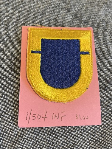 1/504 Infantry Patch Army | eBay