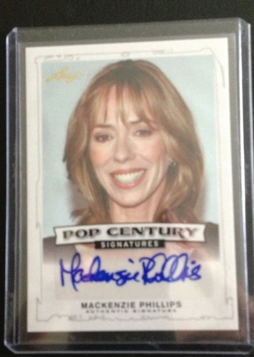 2014 LEAF POP CENTURY SIGNATURES AUTO AUTOGRAPH MACKENZIE PHILLIPS NICE ...