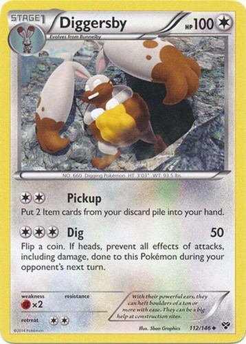 Diggersby 112/146 - Pokemon XY Uncommon Card | eBay