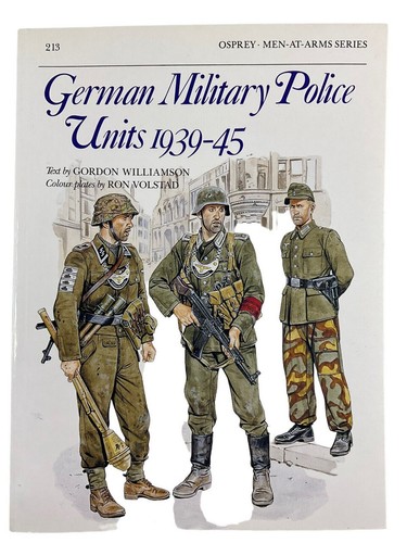 WW2 German Military Police Units Osprey No 213 Softcover Reference Book ...