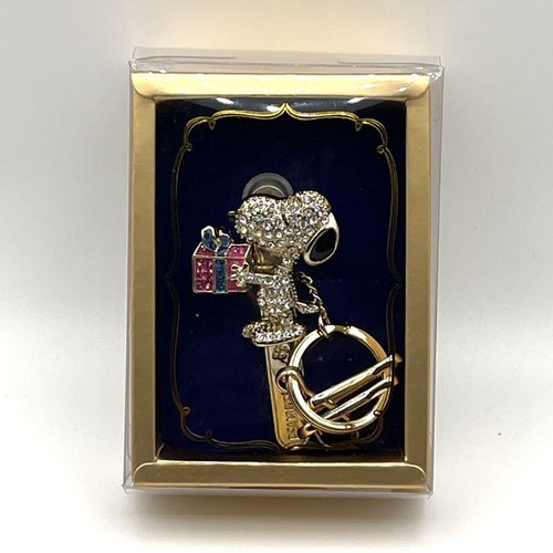 Peanuts Twinkle Snoopy Gold Bag Key Clip Rhinestone Charm New Gift | eBay