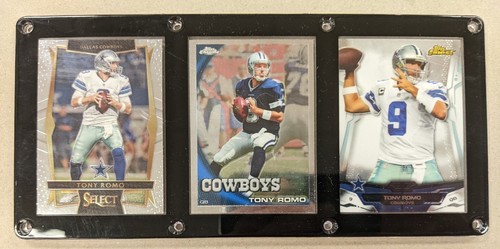 TONY ROMO 3 CARD PLAQUE DALLAS COWBOYS | eBay