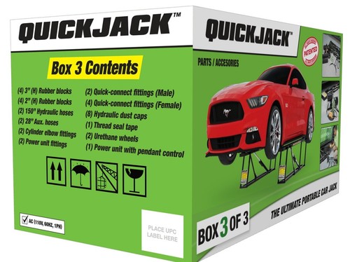 QUICKJACK BOX 3 COMPLETE / INCL. POWER UNIT ASSY. PARTS AND ALL ...