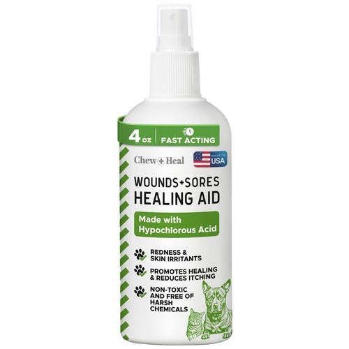 Soothe & Heal Fast - Natural Dog Wound Spray for Cuts, Hot Spots ...