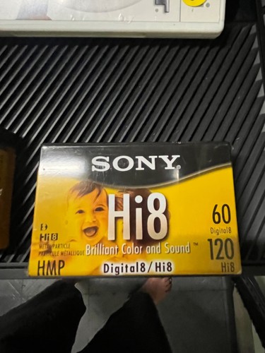 New SEALED Sony Hi8 HMP Digital 8 Tape 60/120 Minute Blank Video Tape ...