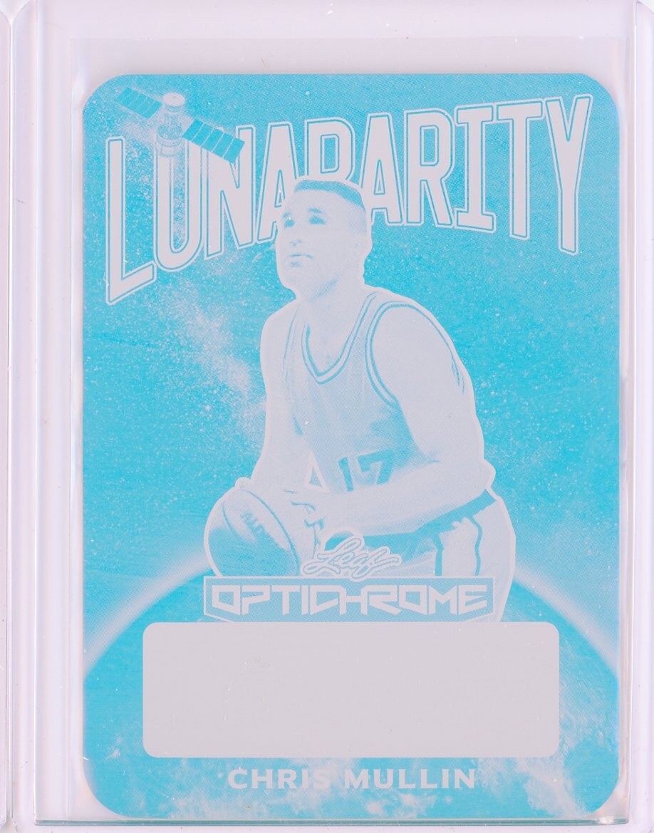 Chris Mullin 2022 Leaf Optichrome #BA-CM1 Printing Plate Cyan /1 Price ...