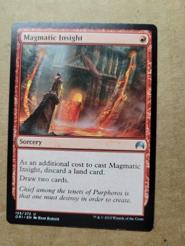 MTG Magic Magmatic Insight 155/272 Magic Origins LP BULK DISCOUNT MUST ...