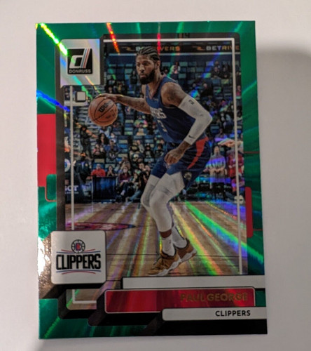 2022-23 Panini Donruss Green Laser #122 PAUL GEORGE | eBay