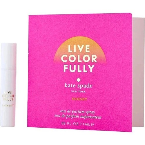 Kate Spade Live Colorfully Sunset 1ML Sample Vial Spray Women's Eau de ...