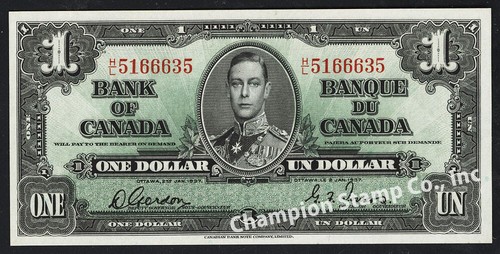 Canada Banknote 1 Dollar Cat No 58d | eBay