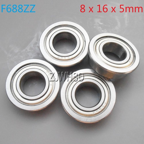 4pcs F688zz Sealed Flange Bearing 8 x 16 x 5 mm for TAMIYA TRAXXAS RC ...