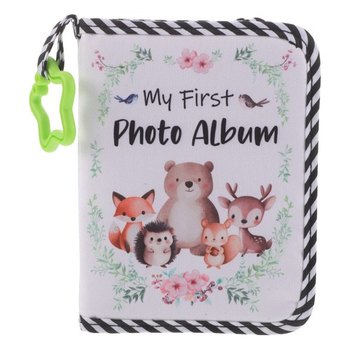 Baby Photo Album - My First Family Cloth Keepsake Fabric Photo Book ...