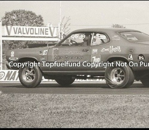 Ken Stevens Bill Ashworth Coultraps Speed Equipment 7up 8x10 photo NHRA ...