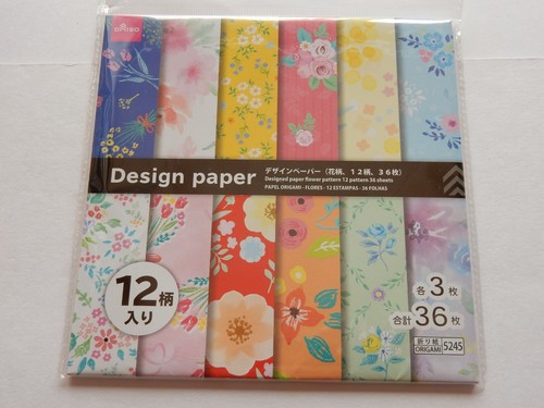 DAISO Japanese origami design paper 15cm 36枚（12柄×3枚）Japan Limited for ...