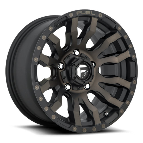 17 Inch Black Wheel Rim Fuel Blitz D674 17x9 1 FOR Jeep Wrangler ...