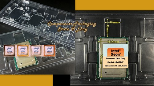 Intel Xeon 8000 Series Processor Tray for 2nd Gen LGA3647 CPU - Lot of ...