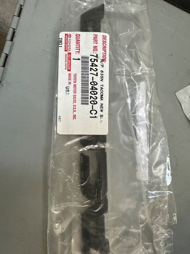 NEW Genuine Toyota OEM Tacoma Door Tailgate Emblem Onyx Black, FAST ...