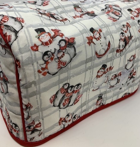 Snowmen & Penguins Winter Quilted Fabric 2-Slice / 4-Slice Toaster ...