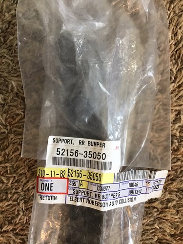 NEW 10-19 Toyota 4Runner Driver Sd Rear Bumper Side Support 5215635050 ...