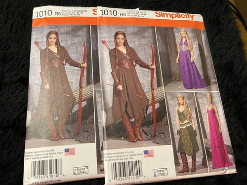 Simplicity 1010 Sewing Pattern R5 or H5 Fantasy Halloween Cosplay ...