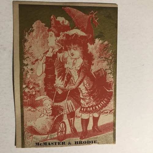 McMaster And Brodie Victorian Trade Card VTC 5 | eBay