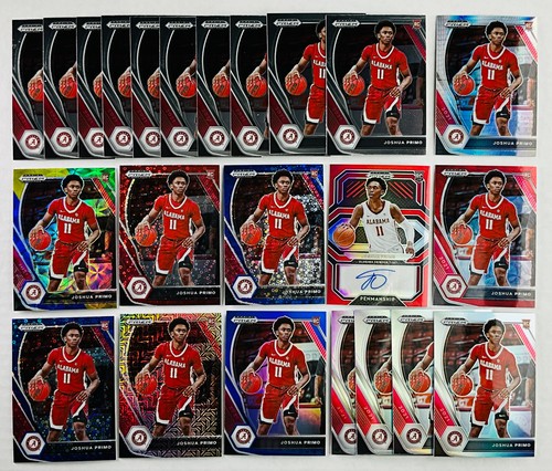 2021-22 Panini Prizm Joshua Primo RC Auto Choice Tiger Silver Mojo - 23 ...